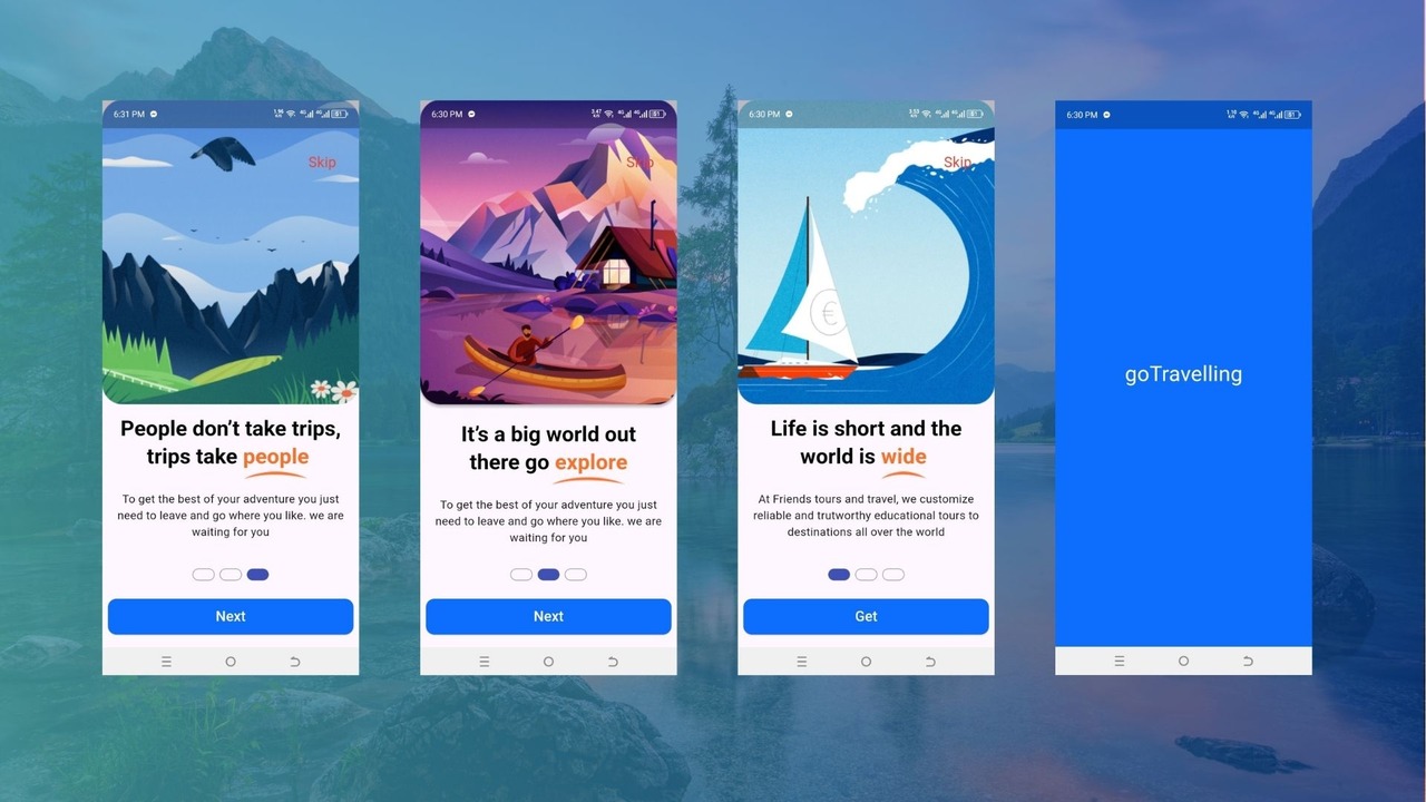 Go Travel - Flutter Full UI for Tour and Travels by araful39 | CodeCanyon