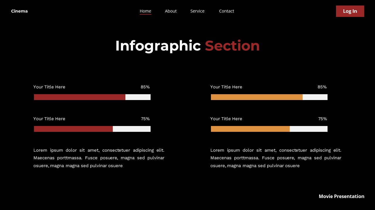 Cinema - Movie Google Slide Templates, Presentation Templates ...