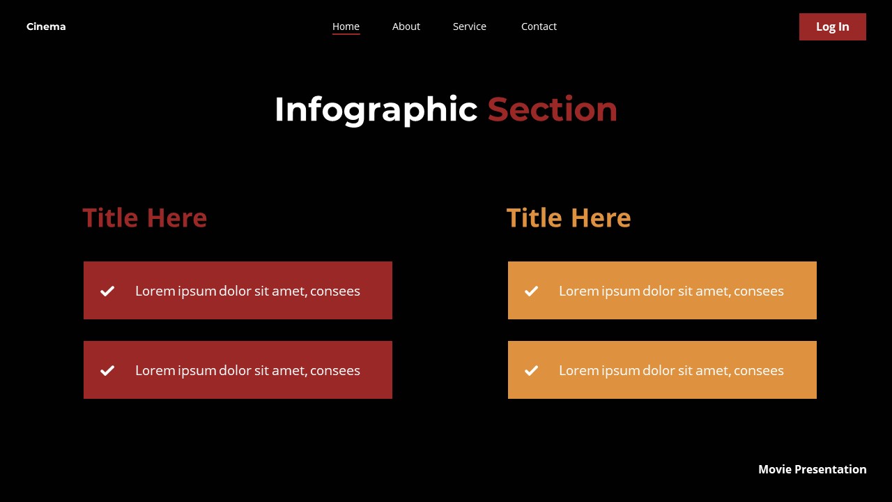 Cinema - Movie Google Slide Templates, Presentation Templates ...