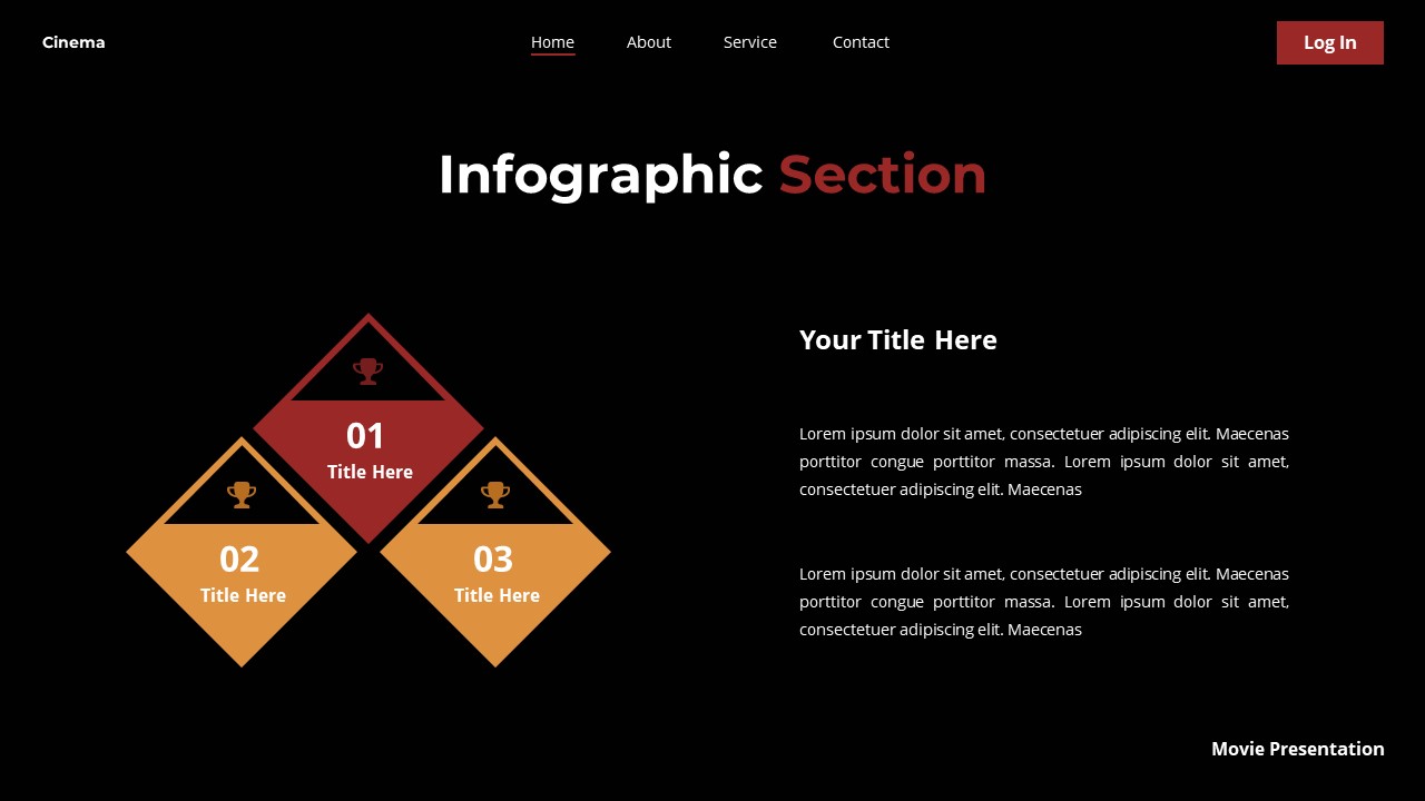 Cinema - Movie Google Slide Templates, Presentation Templates ...