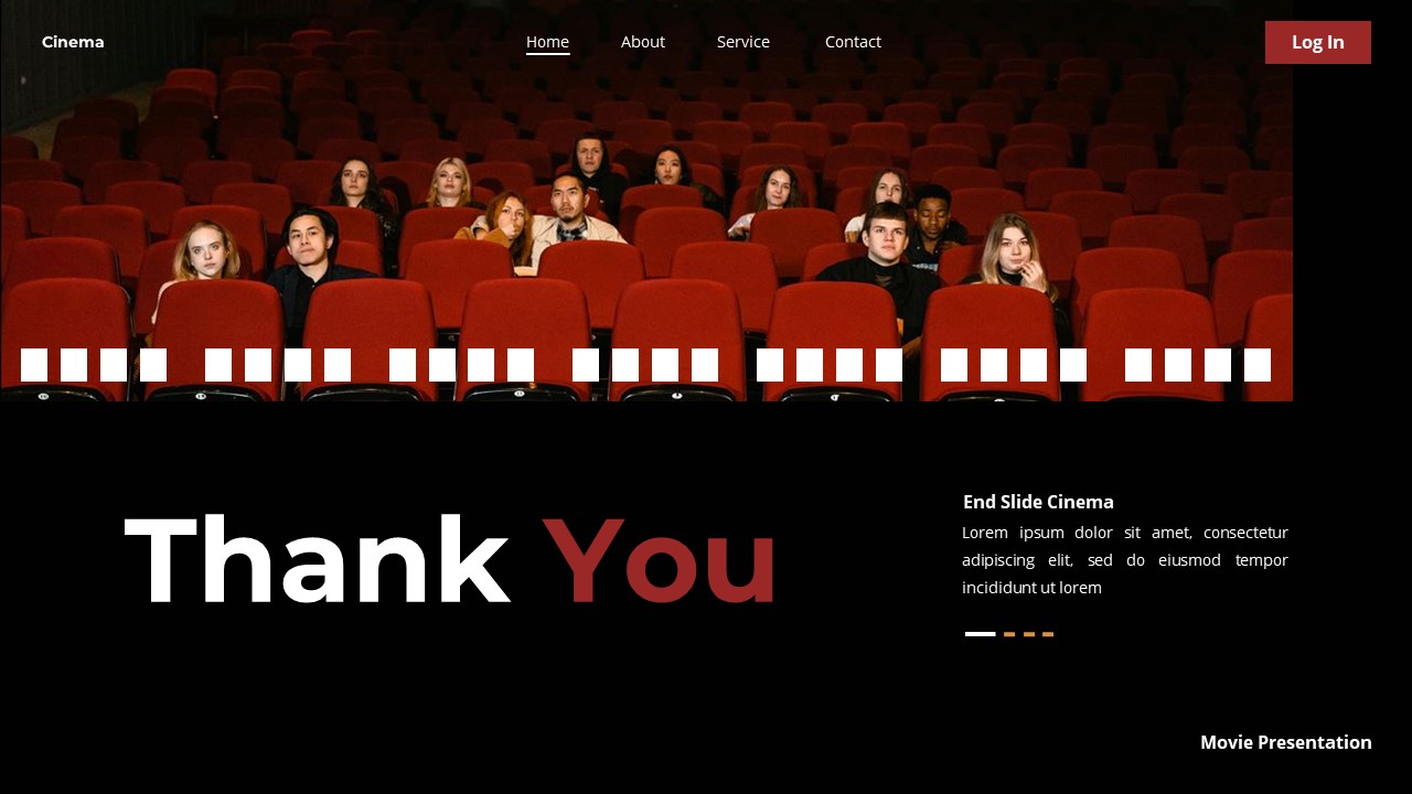 Cinema - Movie Google Slide Templates, Presentation Templates ...