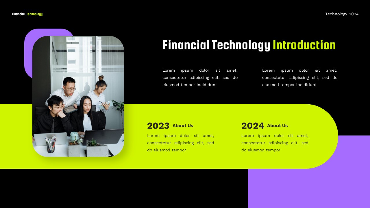 Financial Technology - Technology Powerpoint Templates, Presentation ...