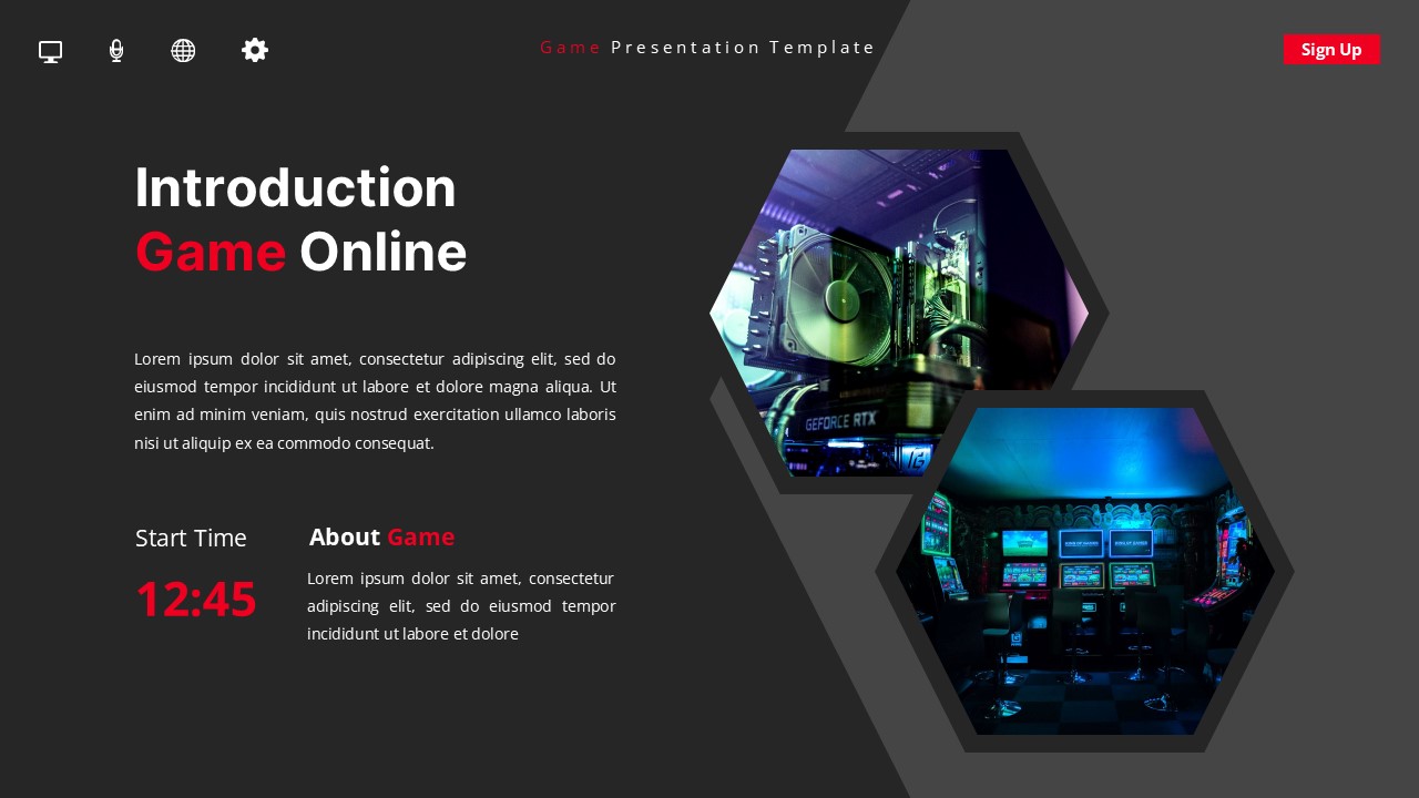 Game Online - Game Powerpoint Templates, Presentation Templates ...