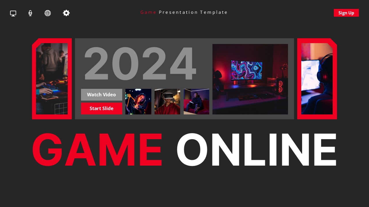 Game Online - Game Google Slide Templates, Presentation Templates ...