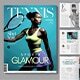 Tennis Magazine Template, Print Templates | GraphicRiver