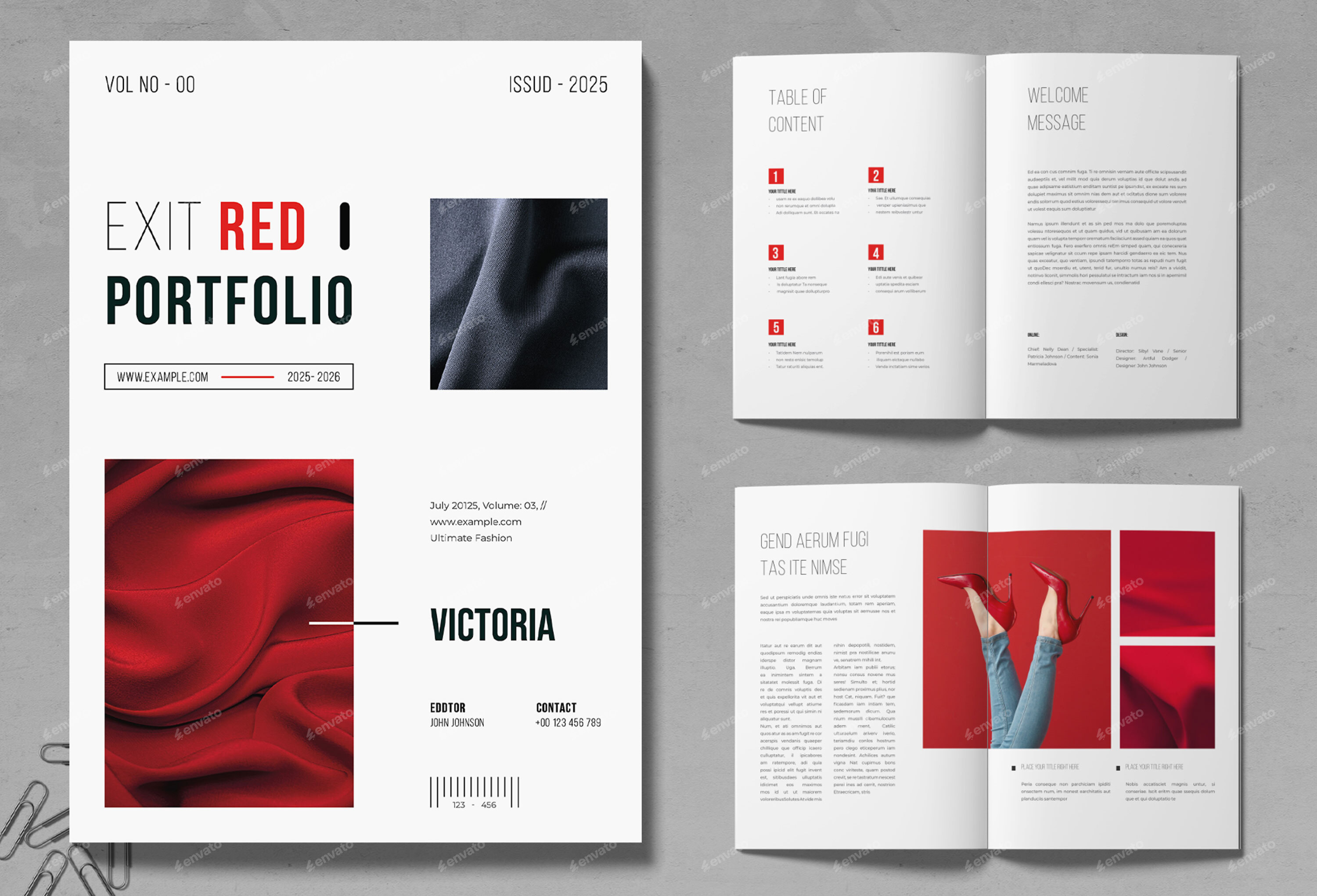 Minimal Portfolio Layout, Print Templates | GraphicRiver