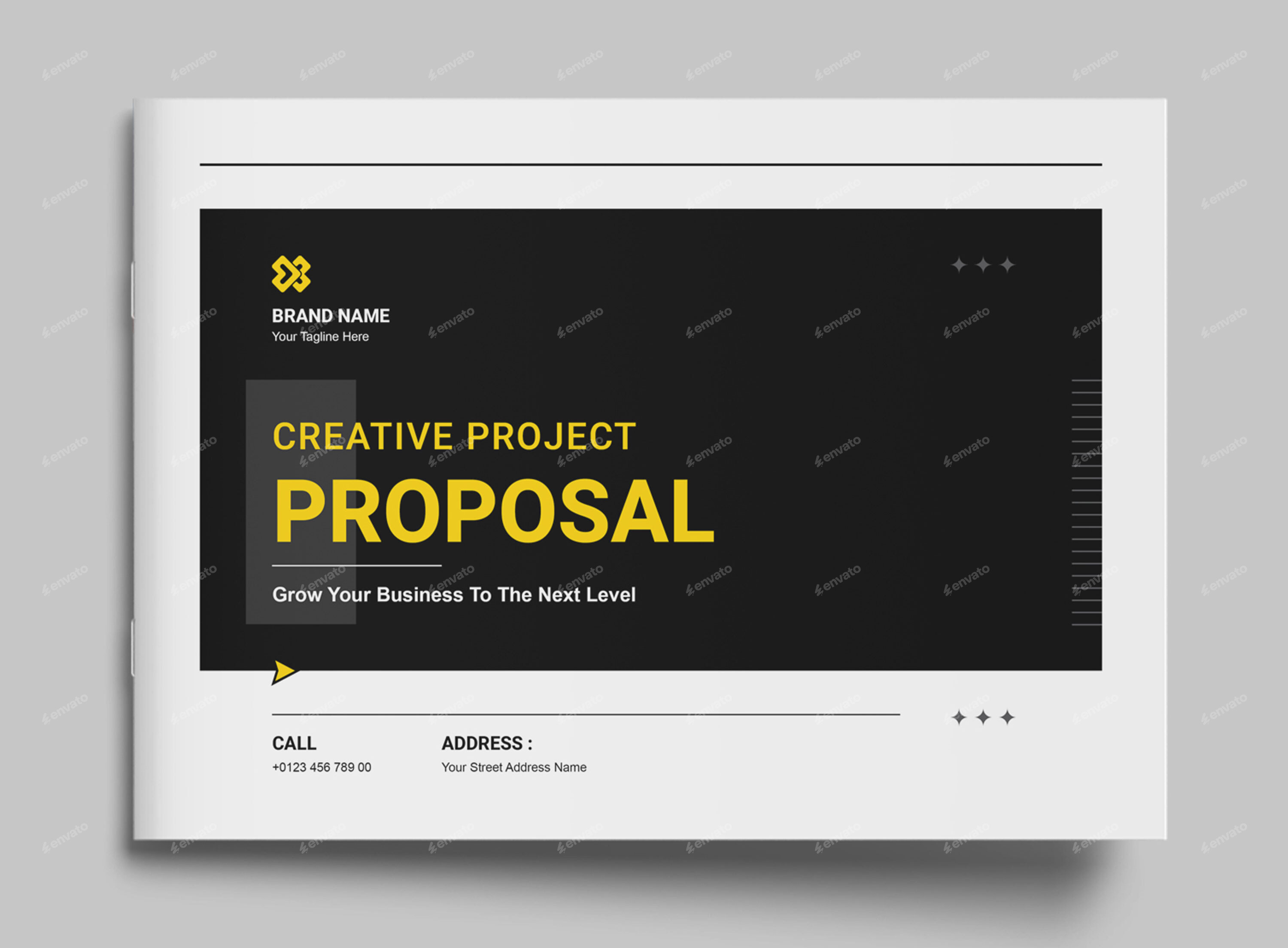 Project Proposal Template Layout, Print Templates | GraphicRiver