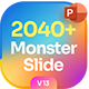 Monster Slides Premium PowerPoint Presentation Template, Presentation ...