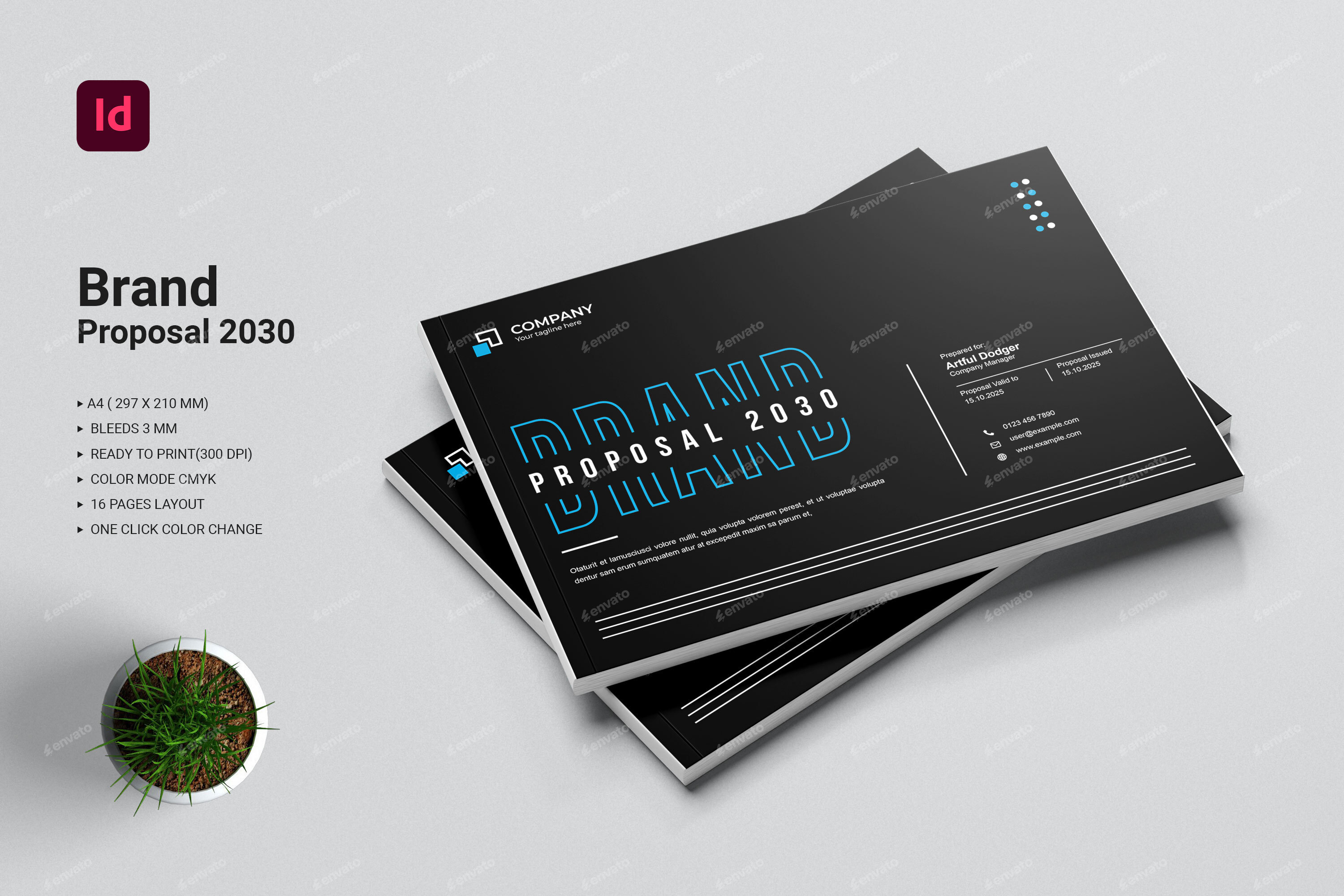 Brand Proposal Template, Print Templates | GraphicRiver