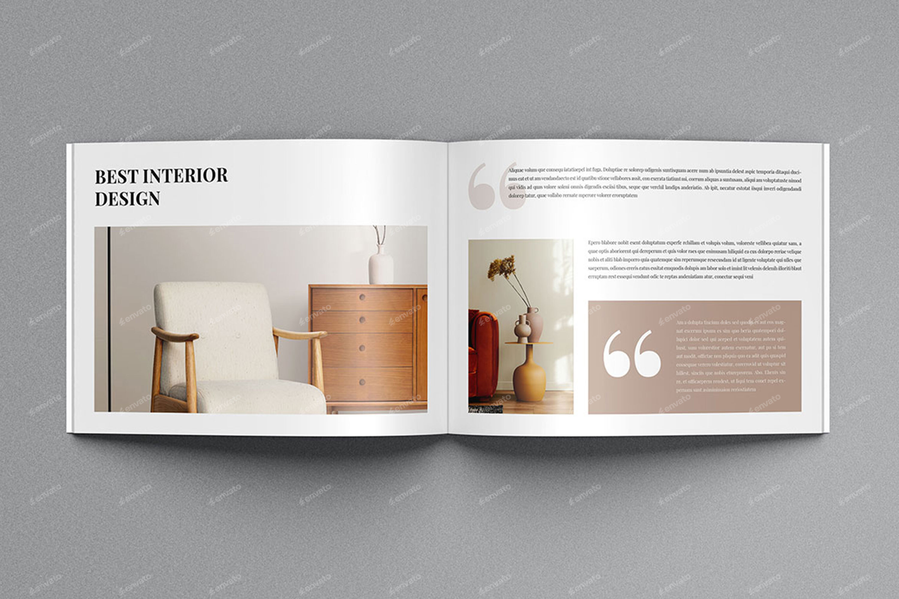 Interior Design Brochure Template, Print Templates | GraphicRiver
