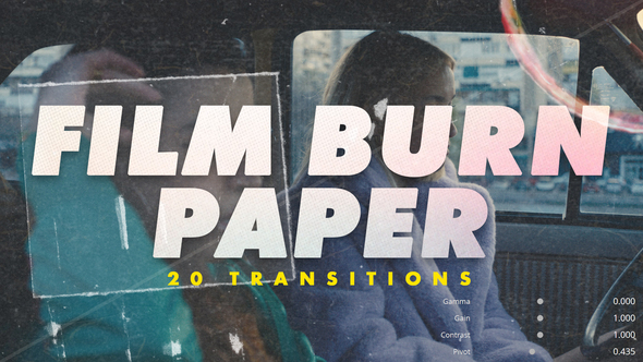 Film Burn Paper Transitions, Premiere Pro Templates | VideoHive