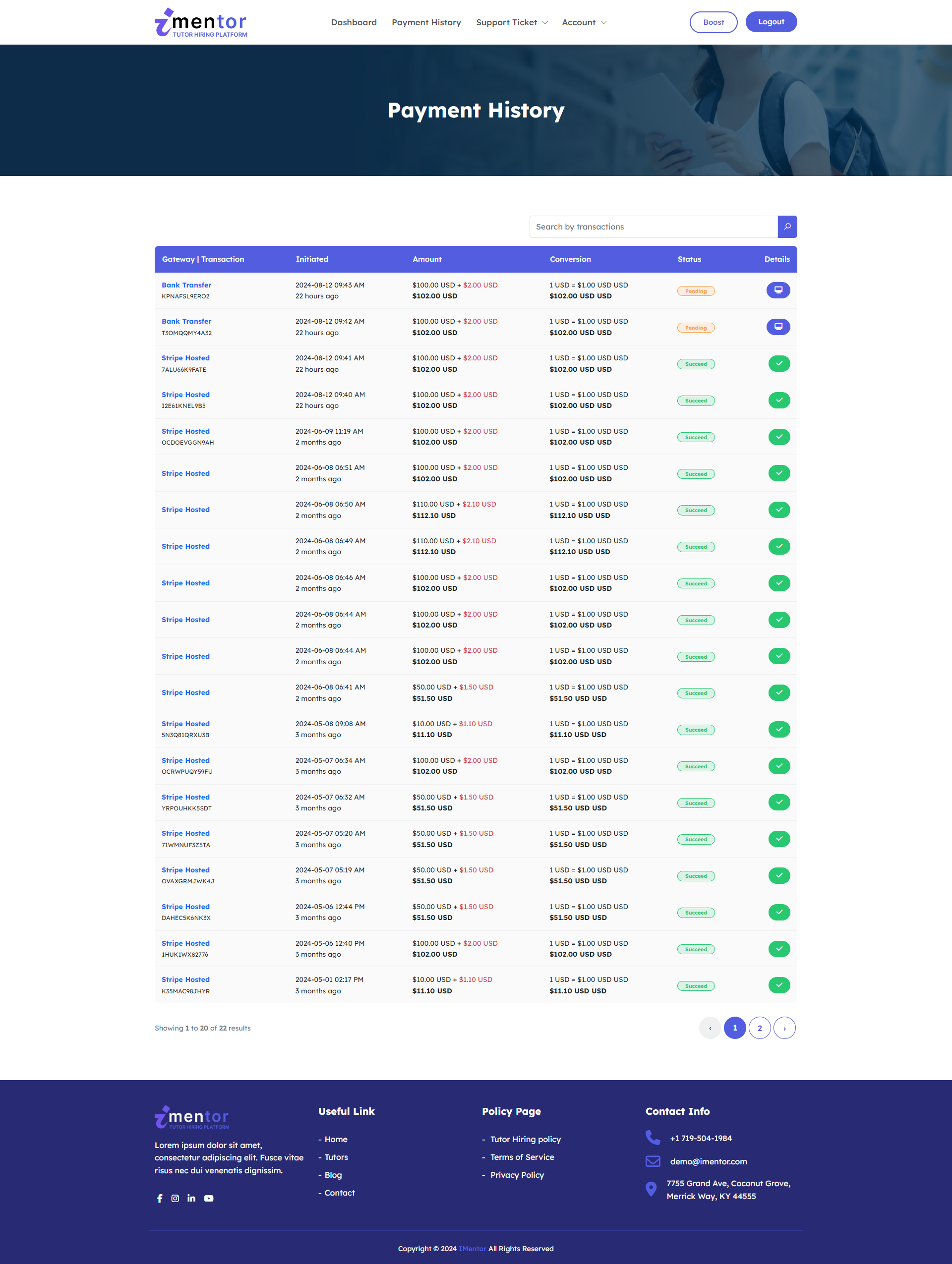iMentor - Tutor Hiring Platform by ViserLab | CodeCanyon