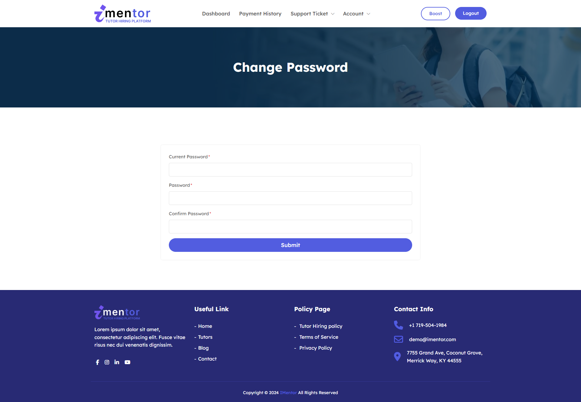 iMentor - Tutor Hiring Platform by ViserLab | CodeCanyon