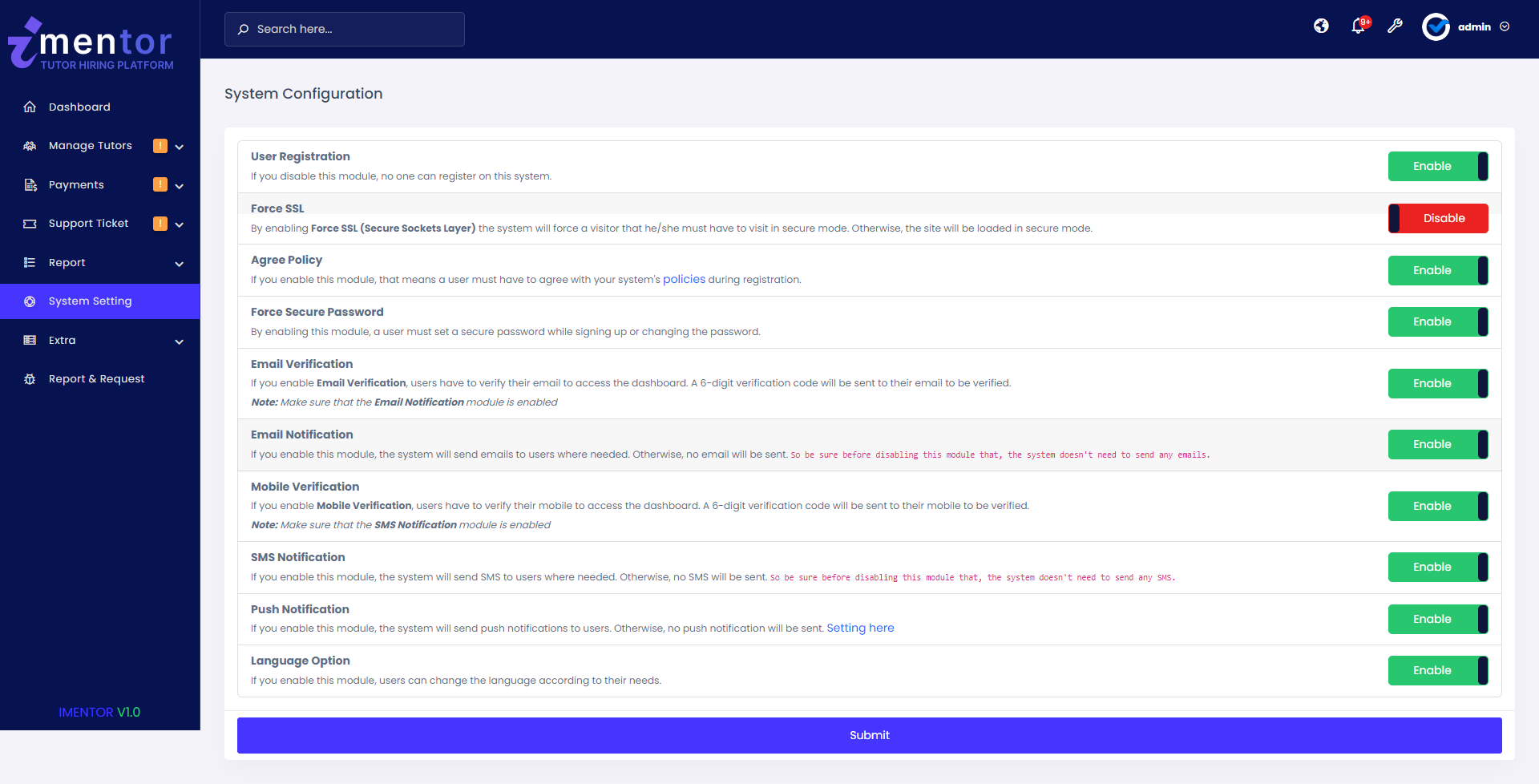 iMentor - Tutor Hiring Platform by ViserLab | CodeCanyon