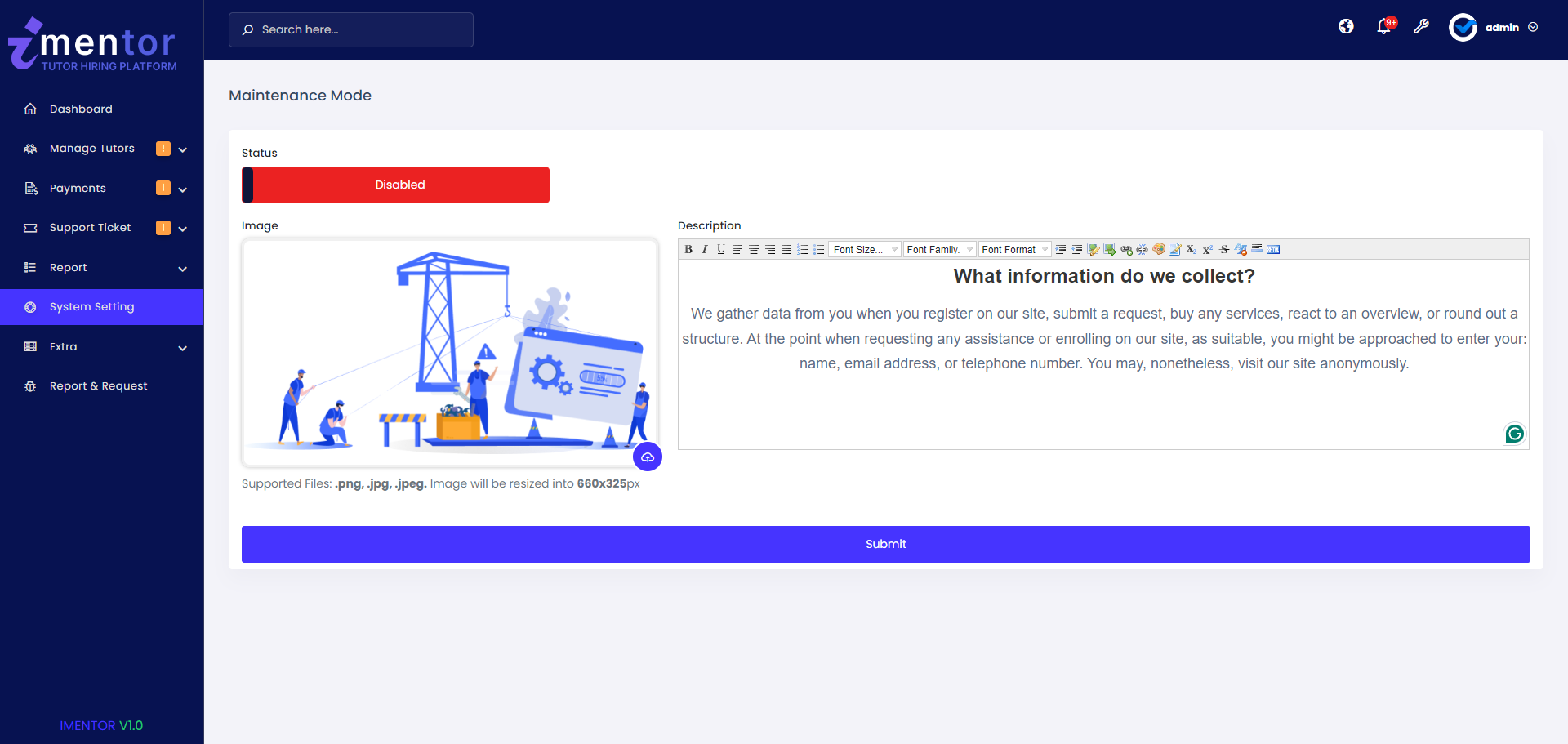 iMentor - Tutor Hiring Platform by ViserLab | CodeCanyon