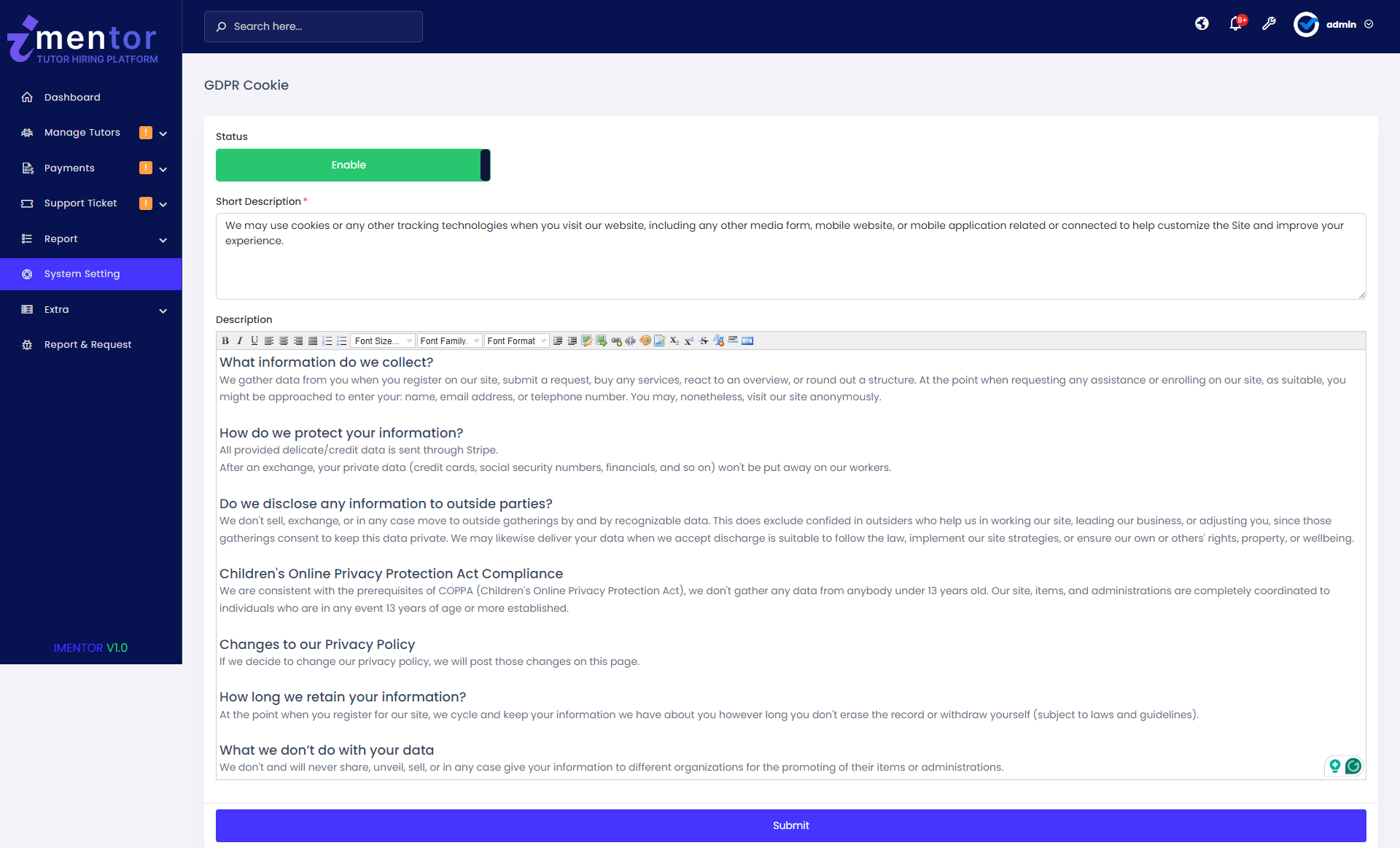 iMentor - Tutor Hiring Platform by ViserLab | CodeCanyon