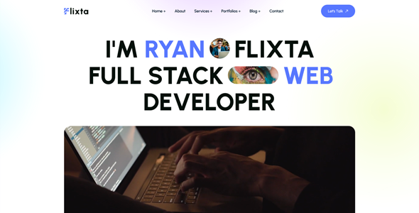 Flixta - Personal Portfolio WordPress Theme by rs-theme | ThemeForest