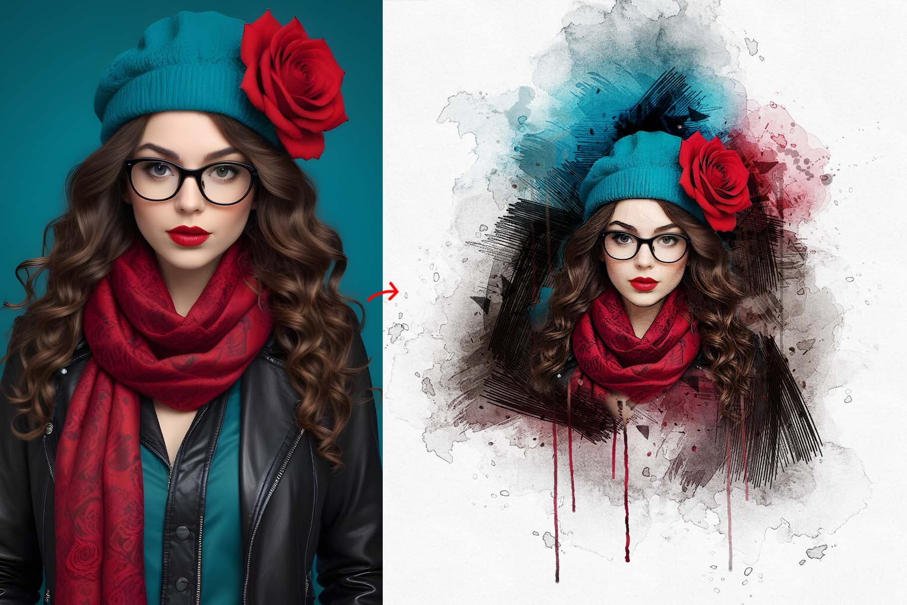 Photo color Replace art Effect, Add-ons | GraphicRiver