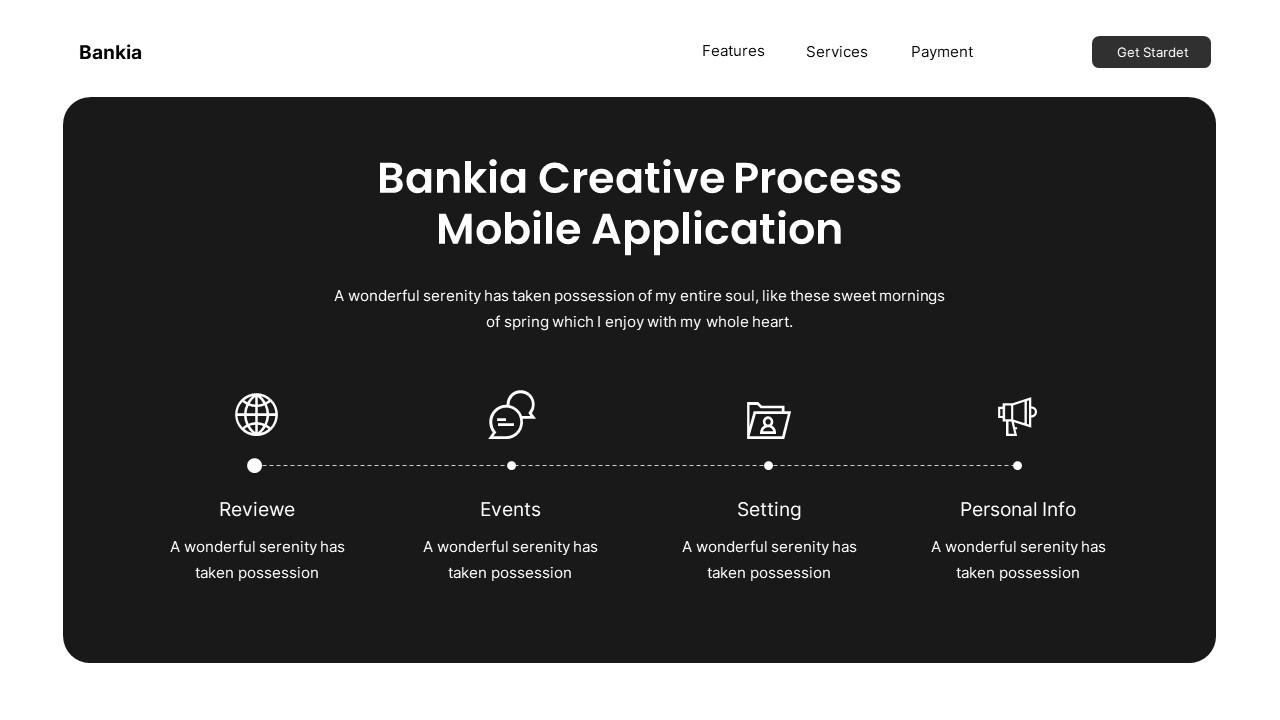 Bankia - Mobile App & SAAS Powerpoint Template, Presentation Templates
