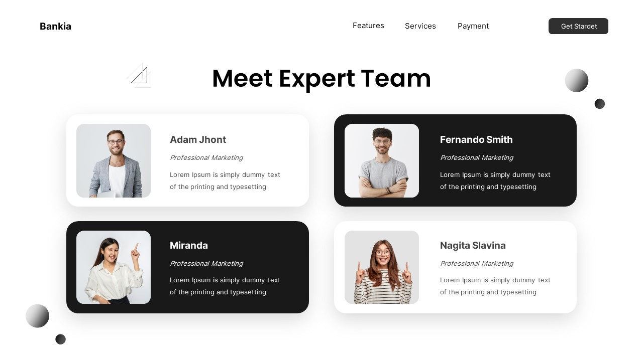 Bankia - Mobile App & SAAS Powerpoint Template, Presentation Templates
