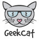 Geek Cat Logo Template, Logo Templates | GraphicRiver