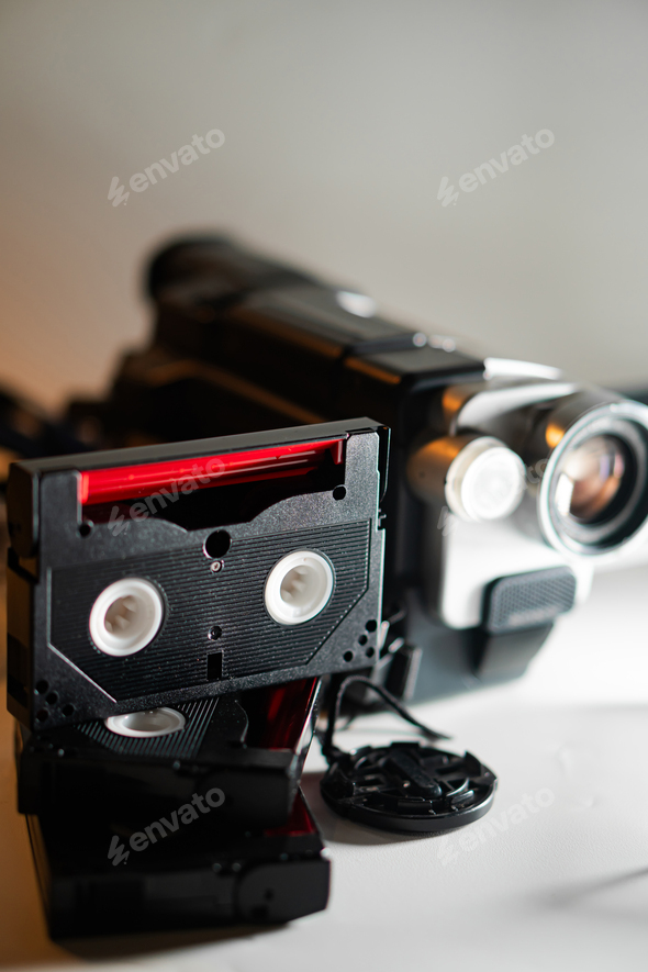Vintage Camcorder with VHS Tape Stock Photo by Wdnld | PhotoDune