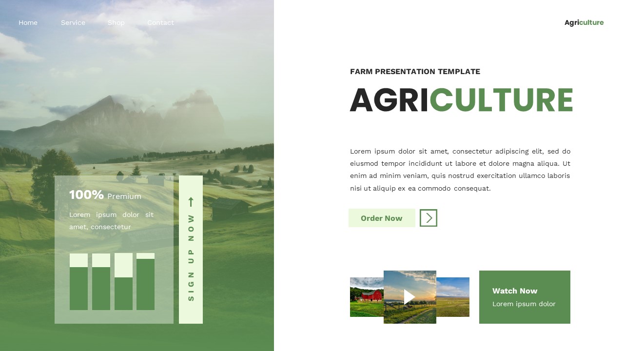 Agriculture - Farm Google Slide Templates, Presentation Templates ...
