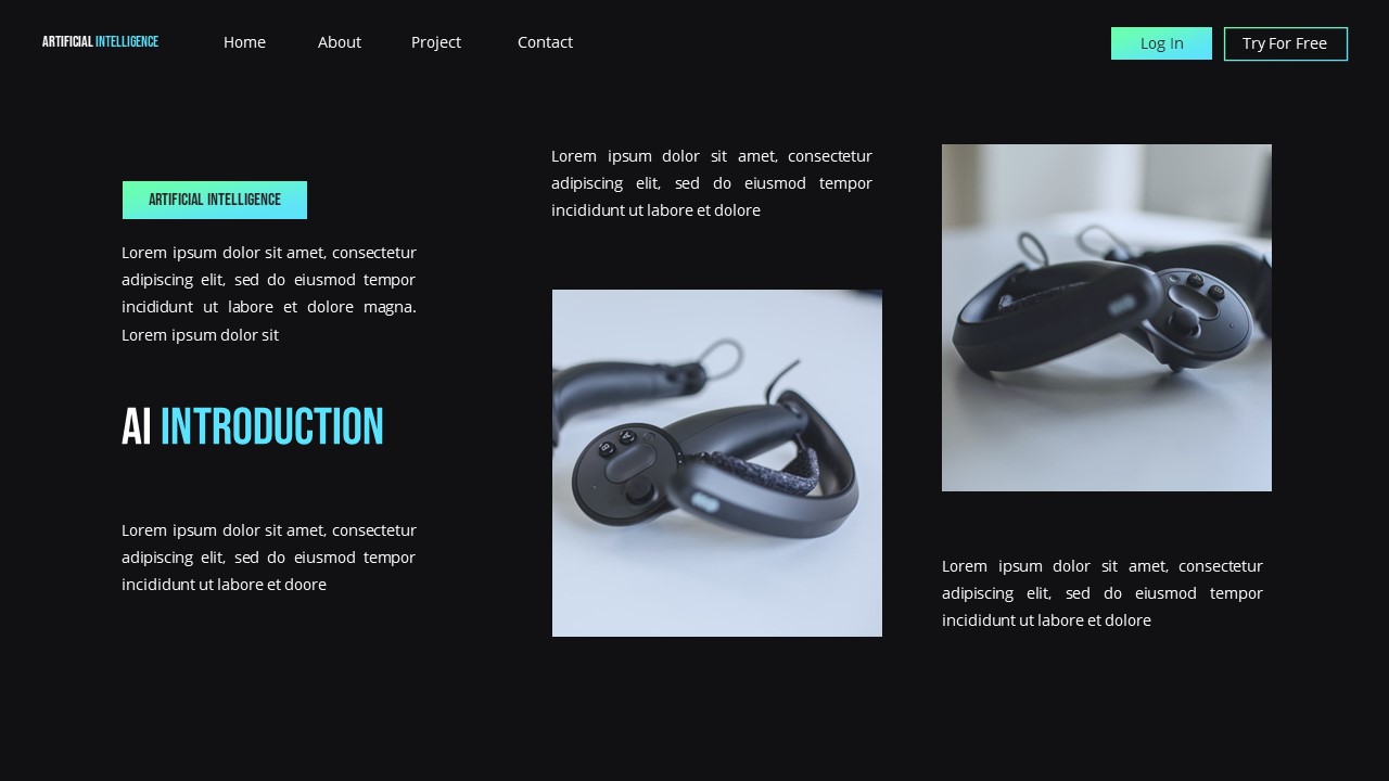 Artificial Intelligence - AI Powerpoint Templates, Presentation Templates