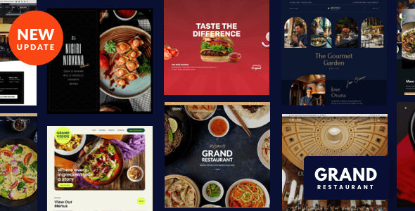 Grand Restaurant WordPress by ThemeGoods | ThemeForest