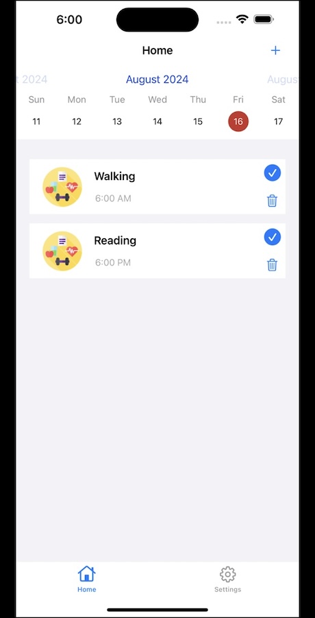 Habit Tracker - iOS App by knobapps | CodeCanyon
