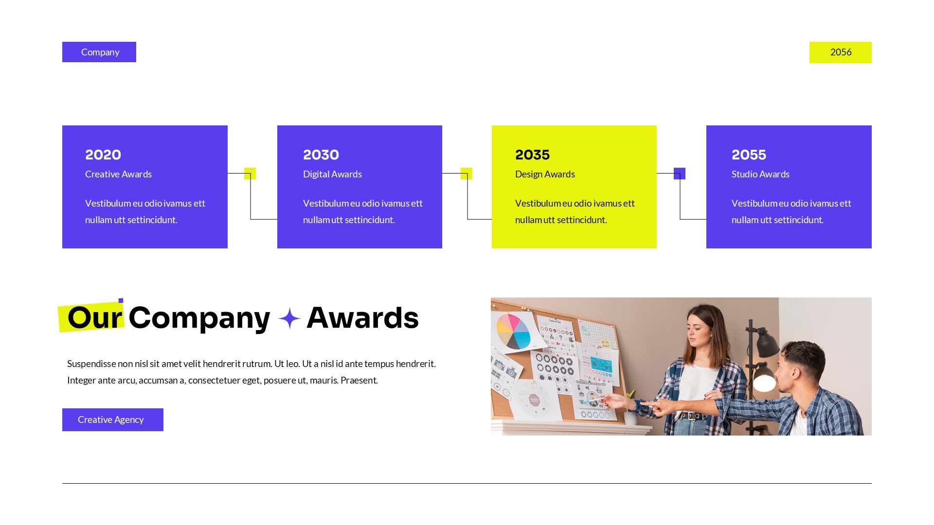 Blue Green Modern Creative Agency Powerpoint Presentation, Presentation ...