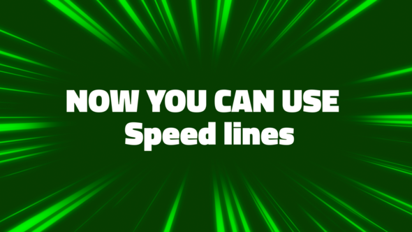 Speed lines, DaVinci Resolve Templates | VideoHive