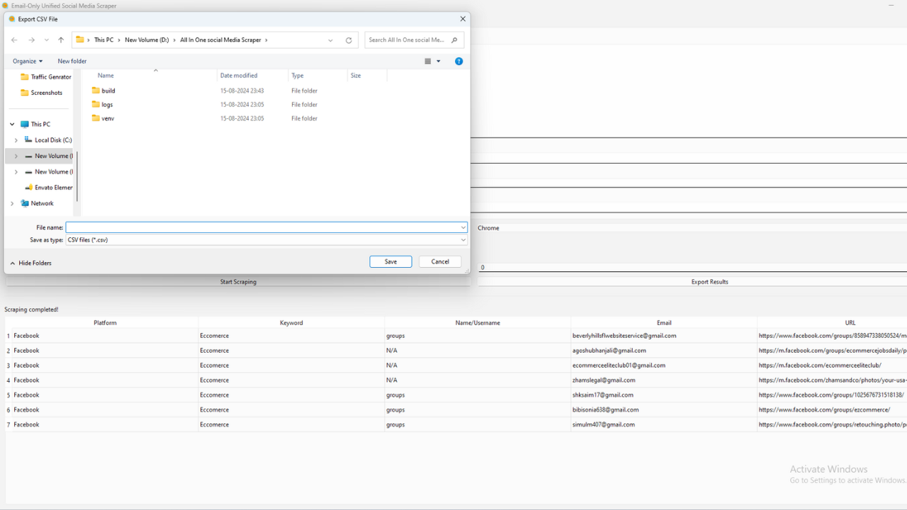 RT All In One Social Media Email Scraper: Advanced Multi-Platform Email ...
