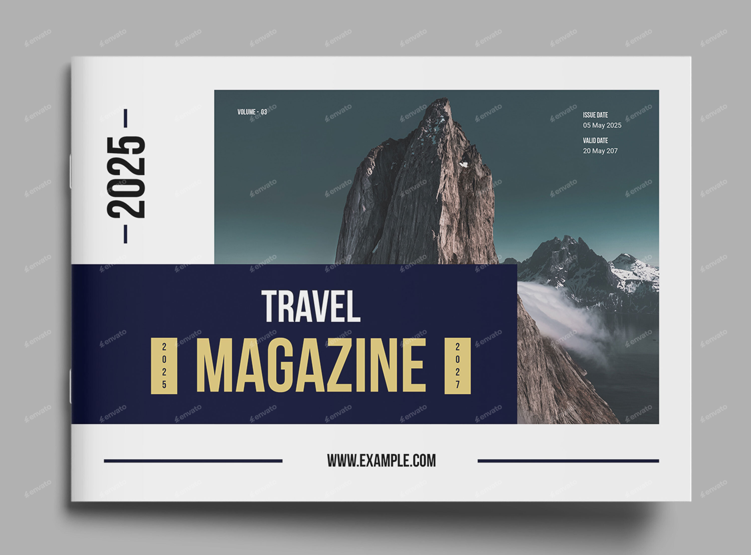 Travel Magazine Template, Print Templates | GraphicRiver