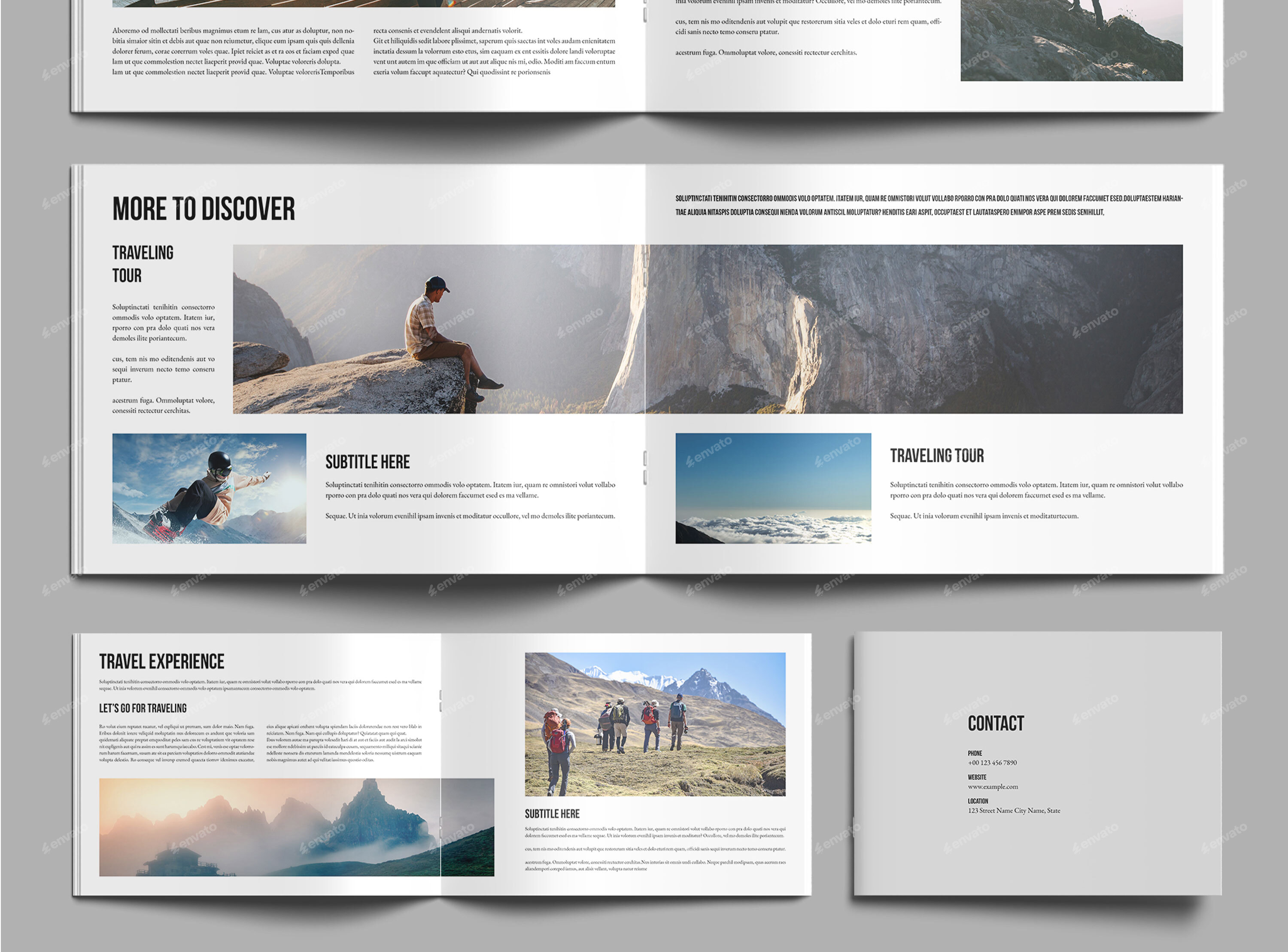 Travel Magazine Template, Print Templates | GraphicRiver