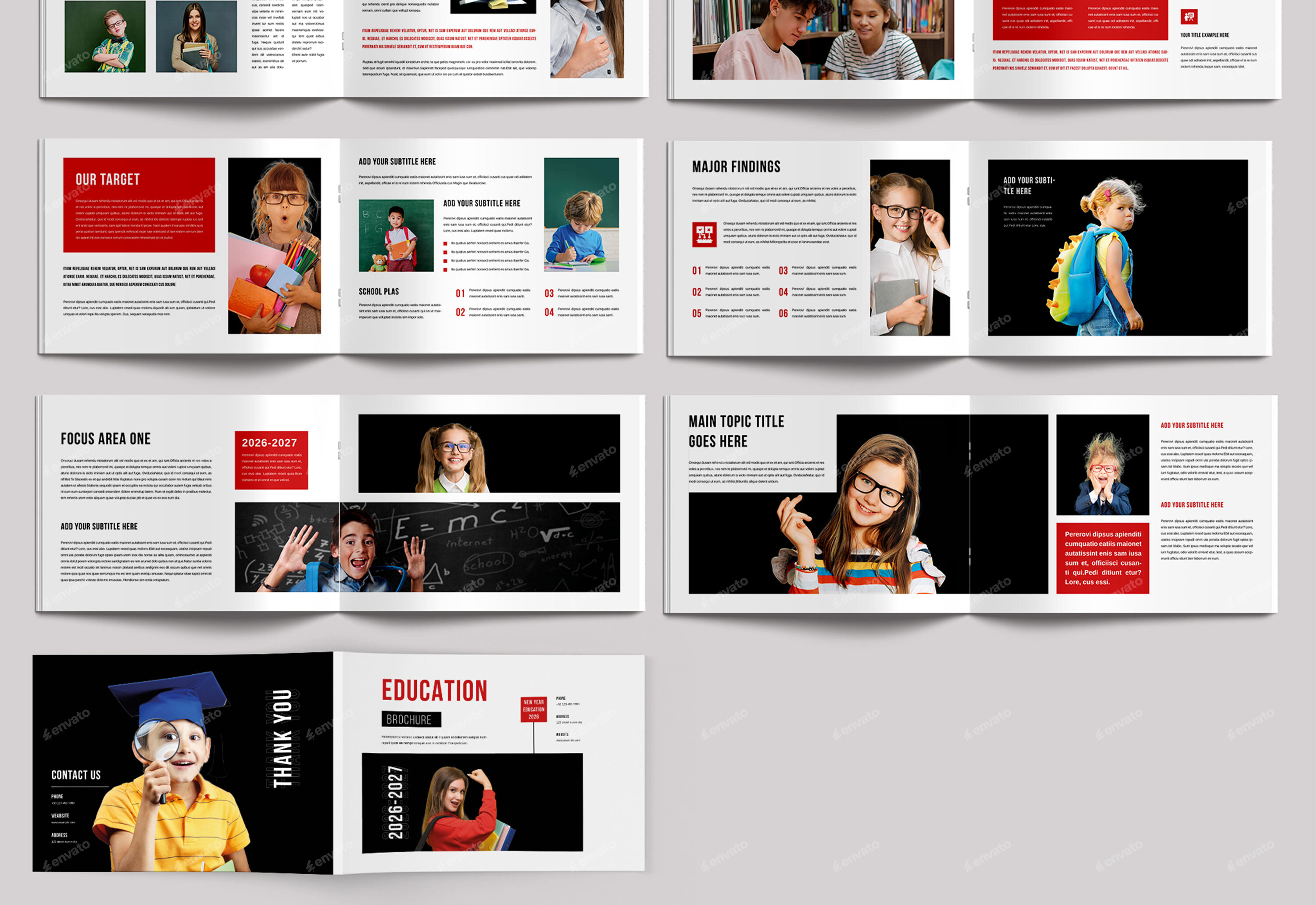 Education Brochure Template, Print Templates | GraphicRiver