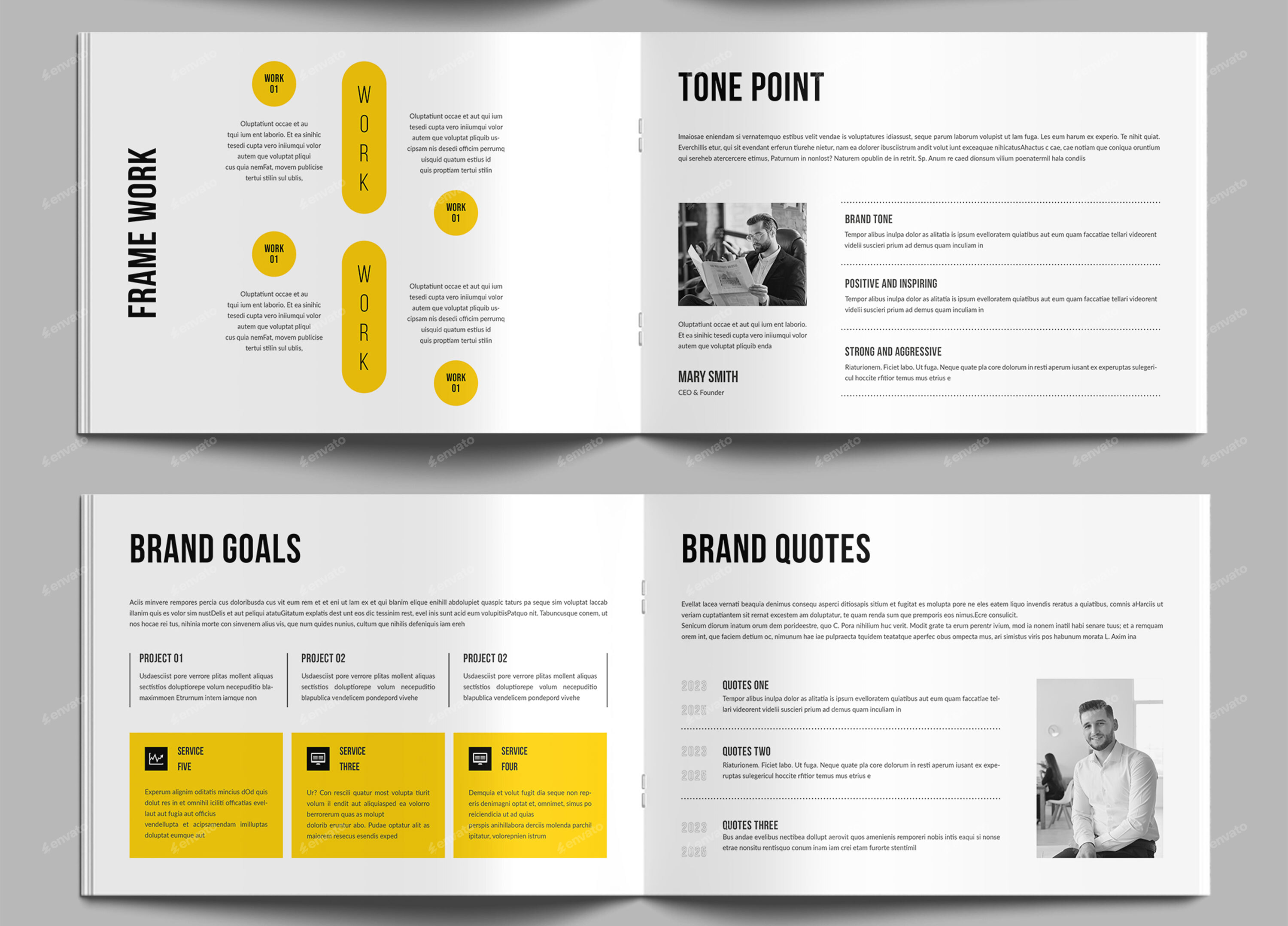 Brand Strategy Brochure Design, Print Templates | GraphicRiver