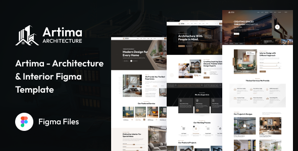 Artima – Modern Architecture & Interior Figma Template by RRdevs ...