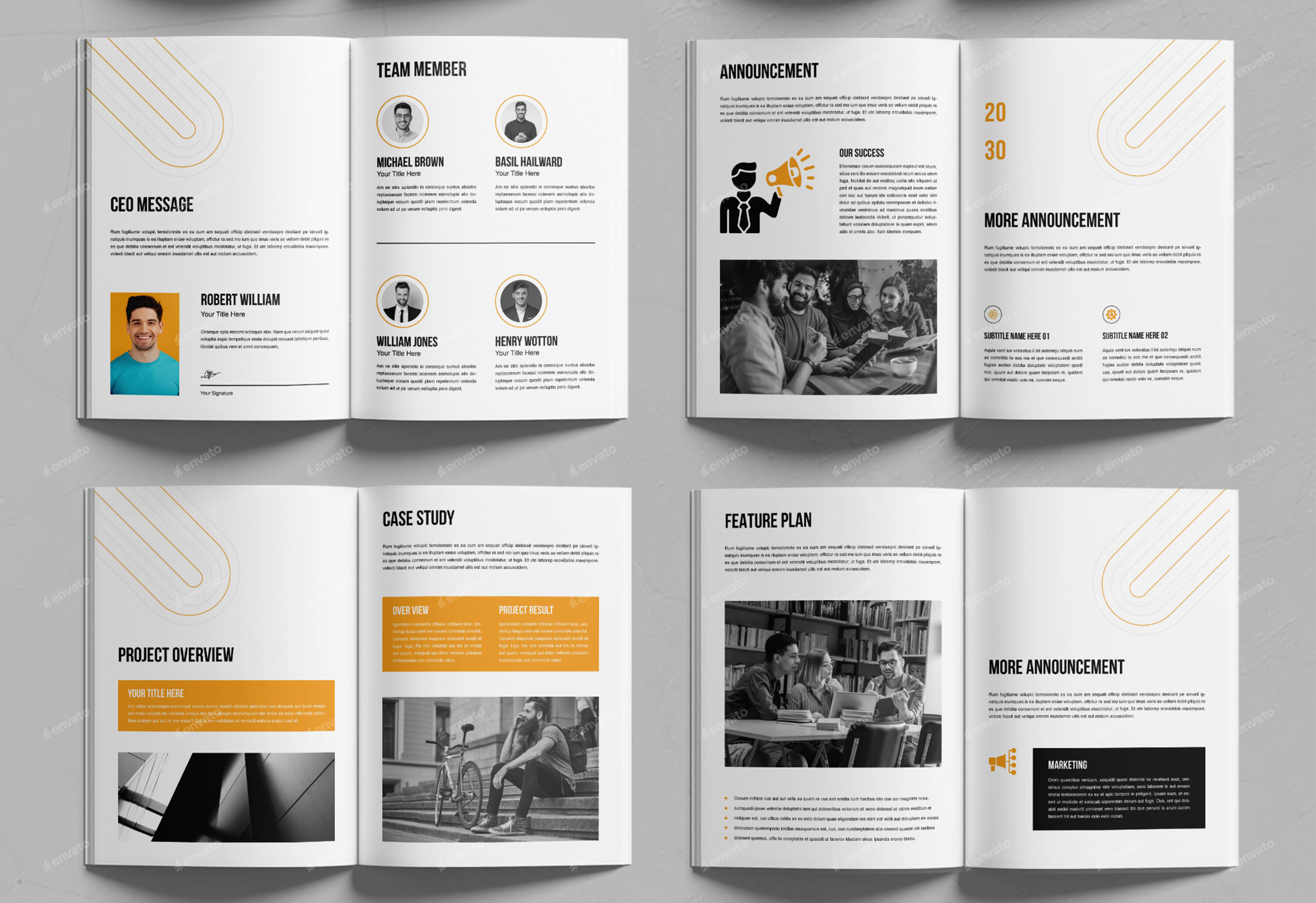 Business Plan Brochure Design, Print Templates | GraphicRiver