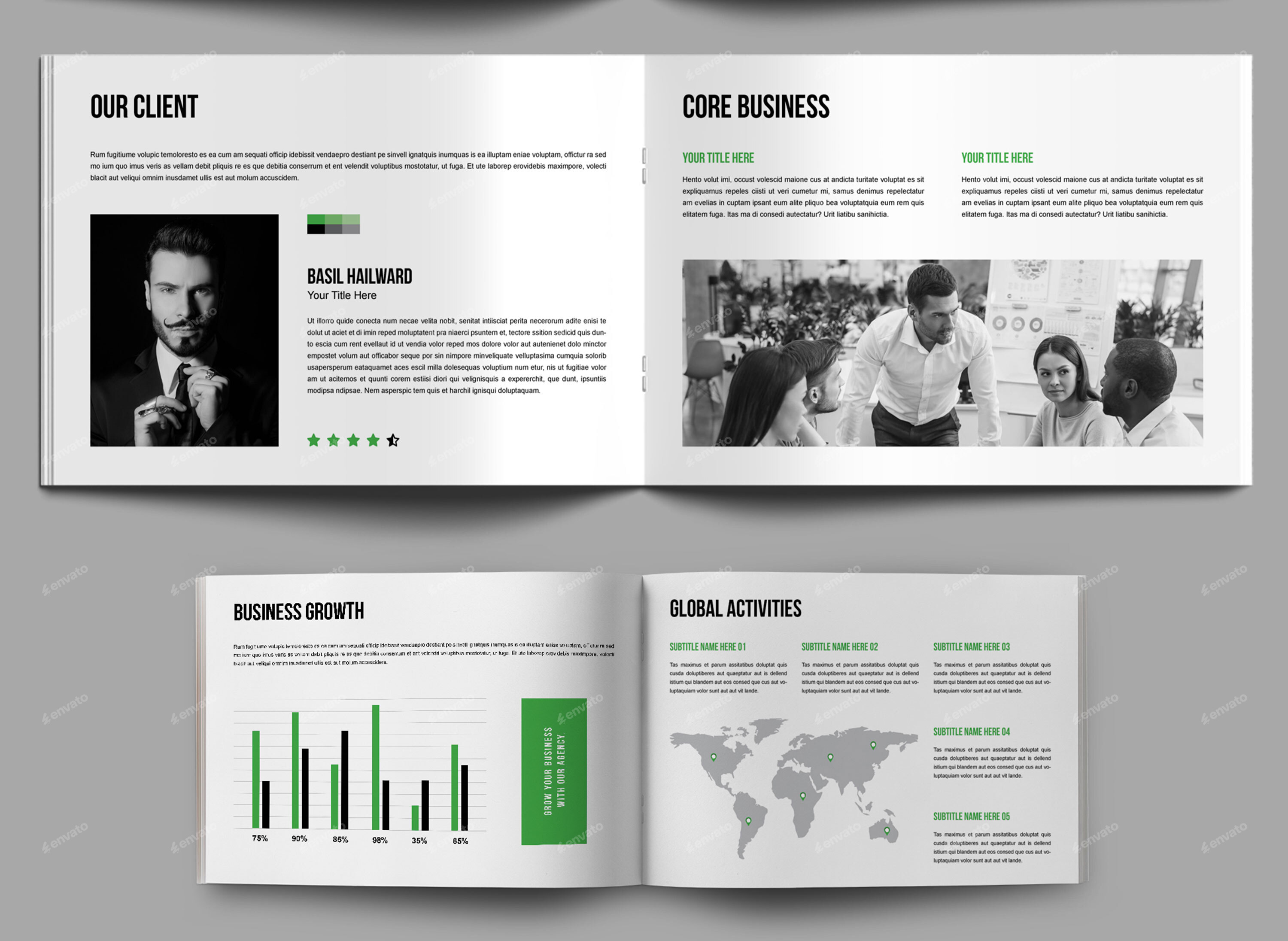 Company Profile Design, Print Templates | GraphicRiver