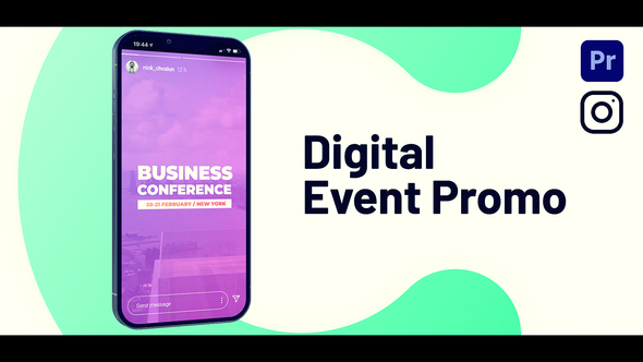 Vertical Event Intro, Premiere Pro Templates | VideoHive