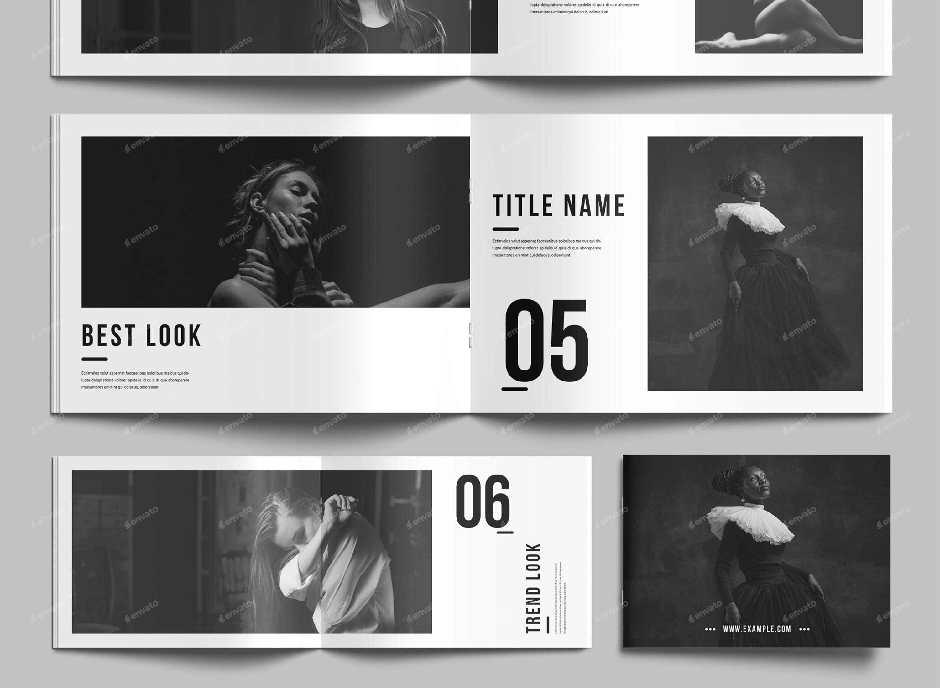 Fashion Look Book Design, Print Templates | GraphicRiver