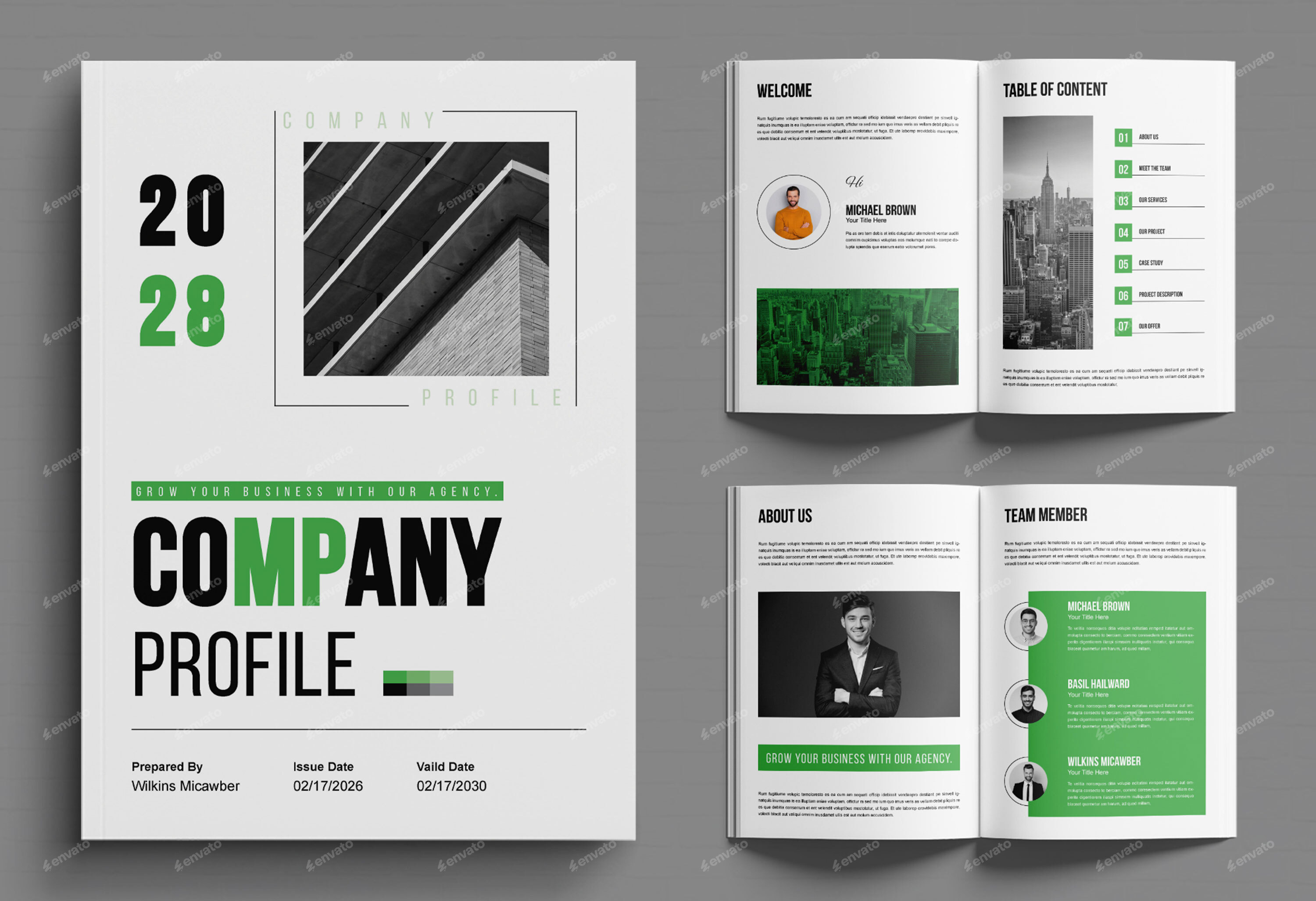 Company Profile Design, Print Templates | GraphicRiver