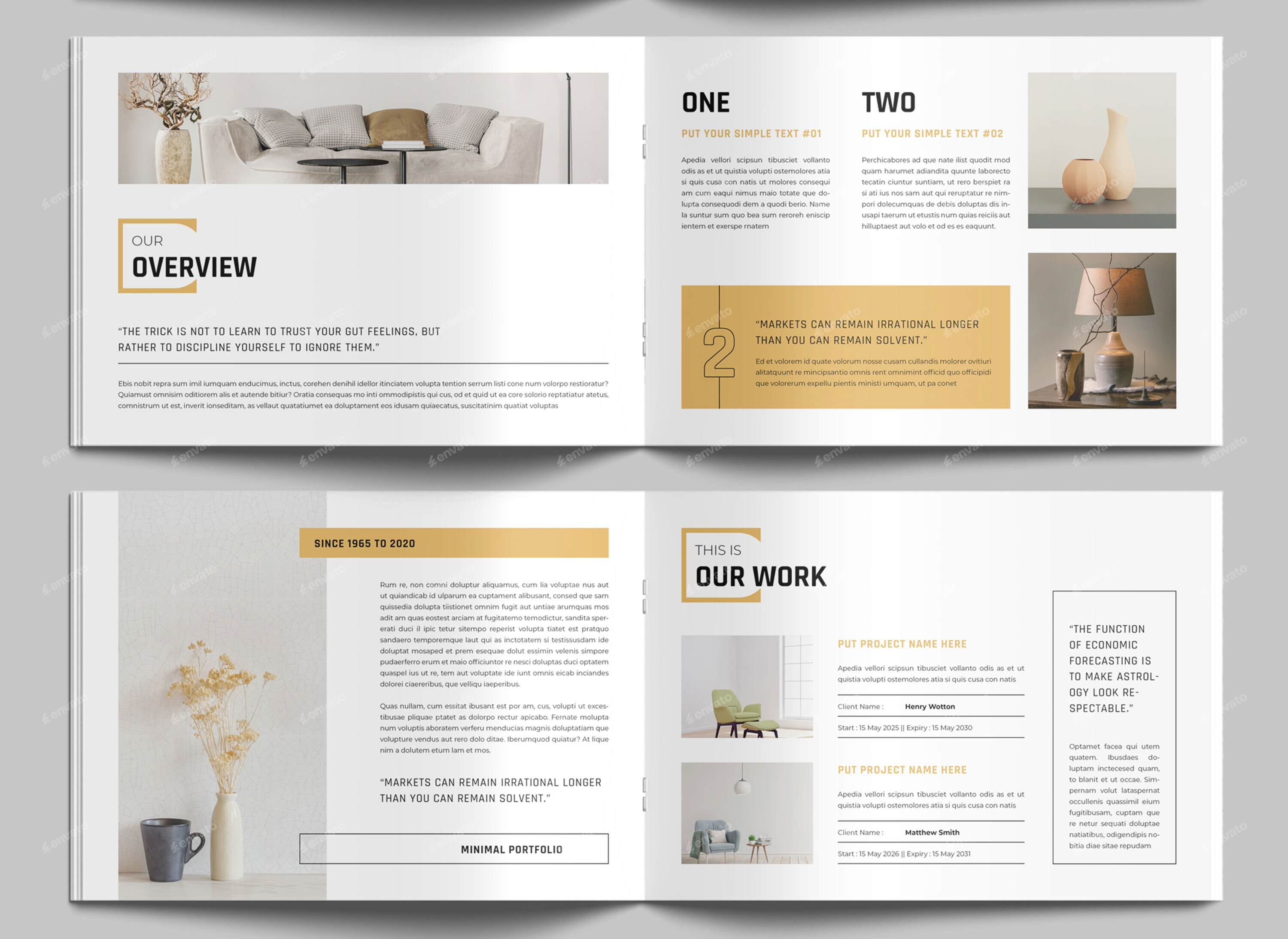 Portfolio Layout Template, Print Templates | GraphicRiver