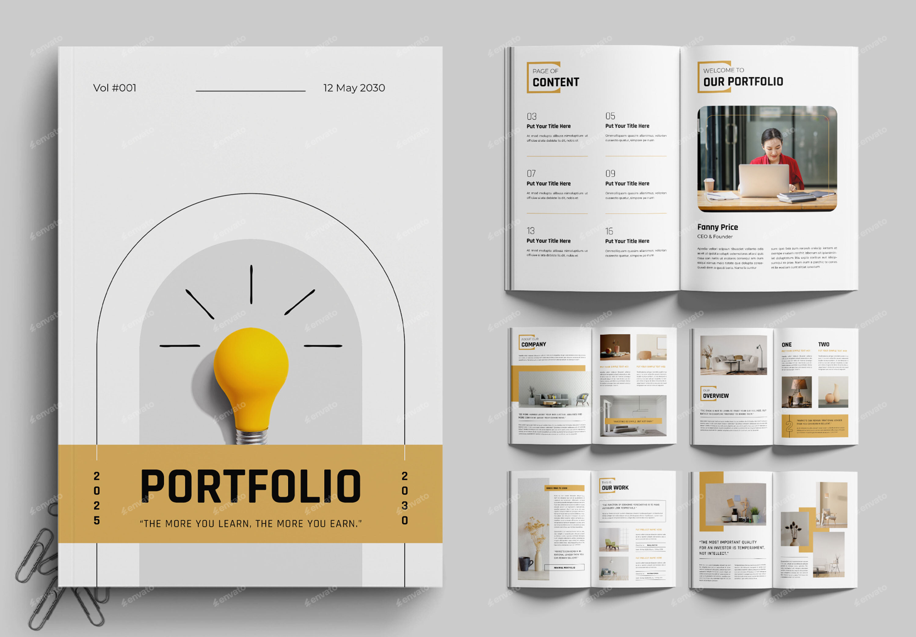 Portfolio Template, Print Templates | GraphicRiver