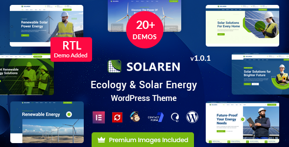 Solaren – Ecology & Solar Energy WordPress Theme by rs-theme | ThemeForest