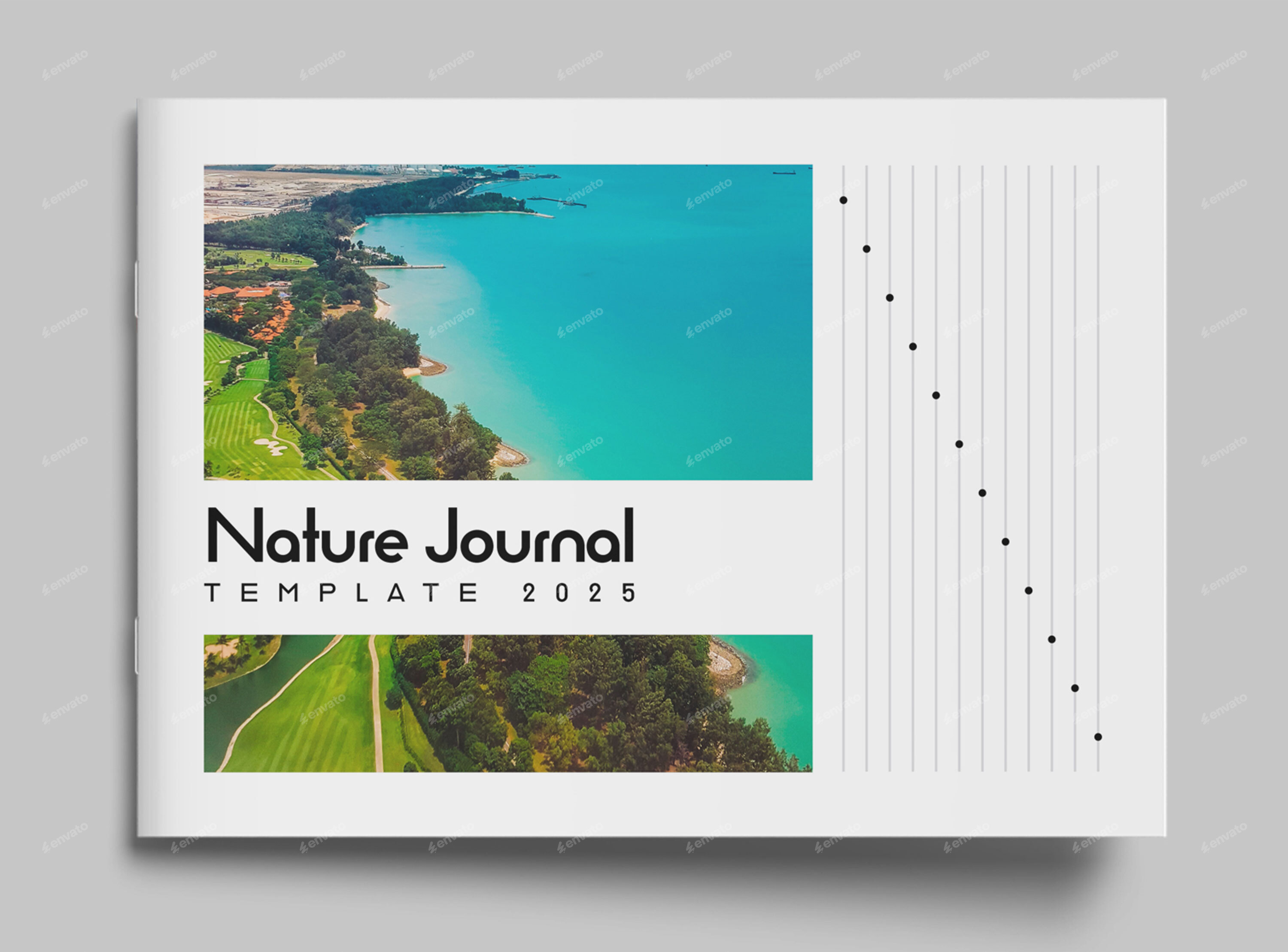 Nature Journal Book Design, Print Templates | GraphicRiver