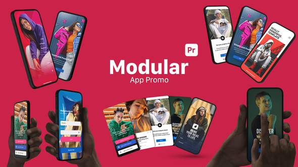 Modular App Promo for Premiere Pro, Premiere Pro Templates | VideoHive