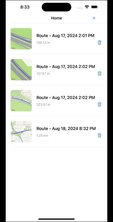 Route Tracker App by knobapps | CodeCanyon
