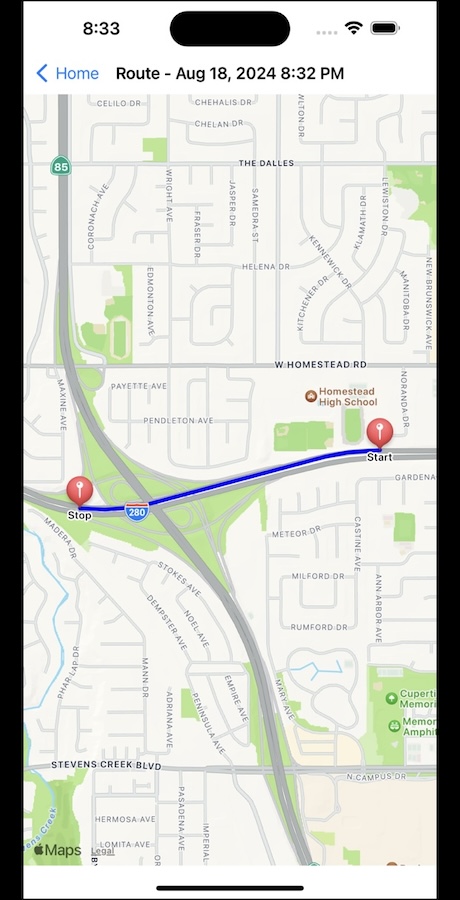 Route Tracker App by knobapps | CodeCanyon